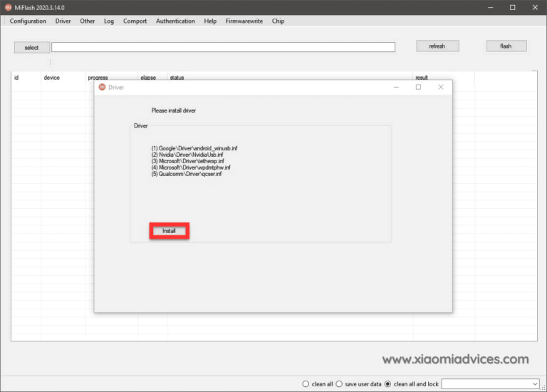 Download the latest Version of Xiaomi Mi Flash Pro Tool
