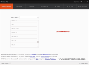 Download the latest Version of Xiaomi Mi Flash Pro Tool